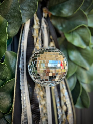 New Years Disco Ball Add-On | Door Décor Accent | House of Turnbe ...