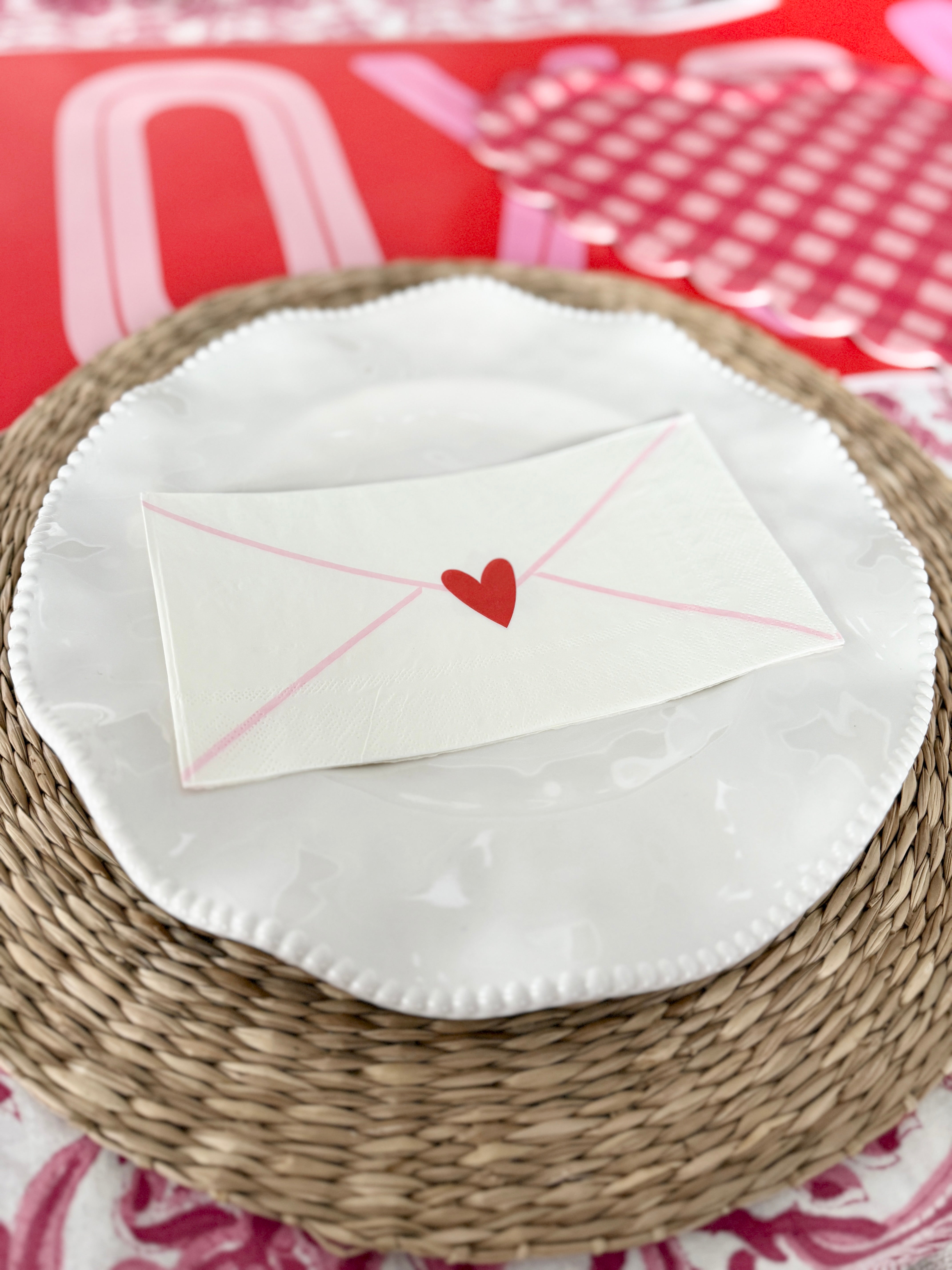 Heart Envelope Napkins – House of Turnberry