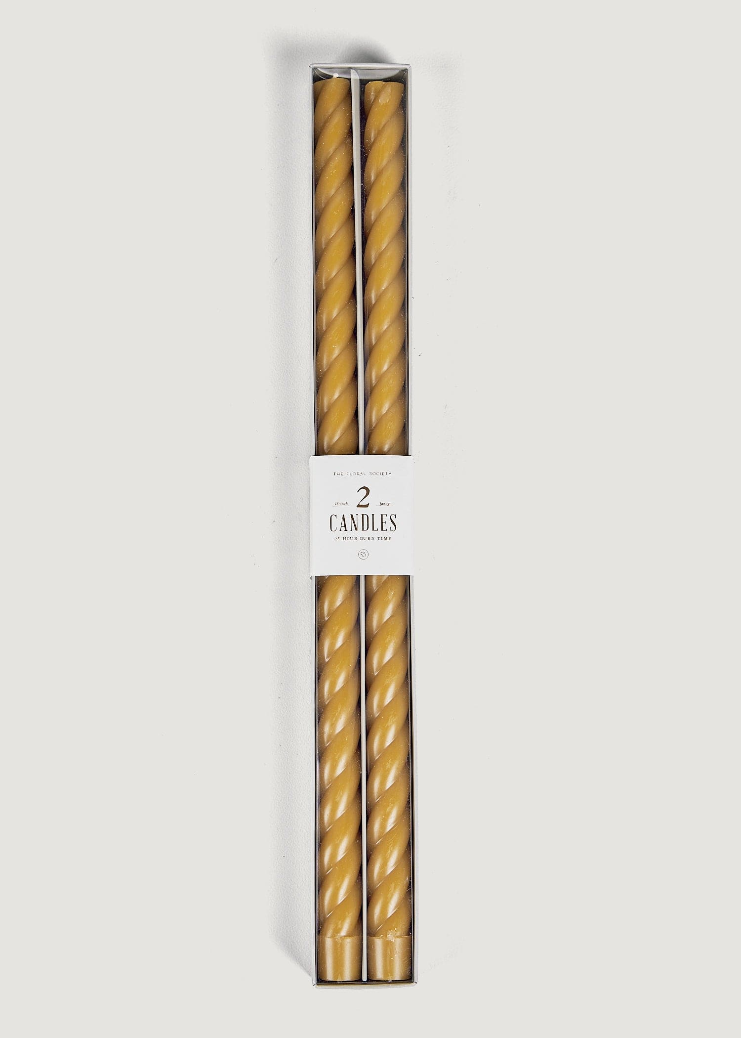 Pack of 2 Rope Taper Candles in Caramel Hue - 18" – House of Turnberry